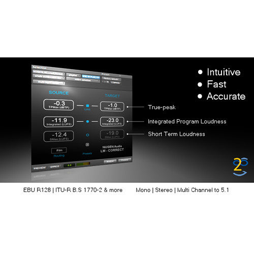 NUGEN LM-Correct 2 – Audio Plugins México