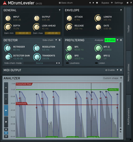 Melda MDrumLeveler – Audio Plugins México