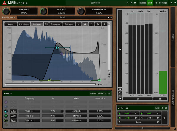 Melda MFilter – Audio Plugins México