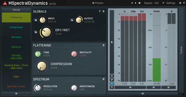 Melda MSpectralDynamicsLE – Audio Plugins México