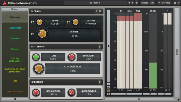 Melda MSpectralDynamics – Audio Plugins México