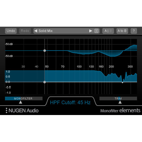 NUGEN Monofilter Elements – Audio Plugins México