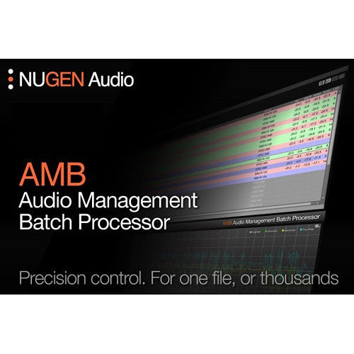 NUGEN AMB MXF Module – Audio Plugins México