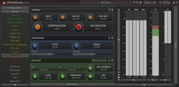 Melda MTurboComp – Audio Plugins México
